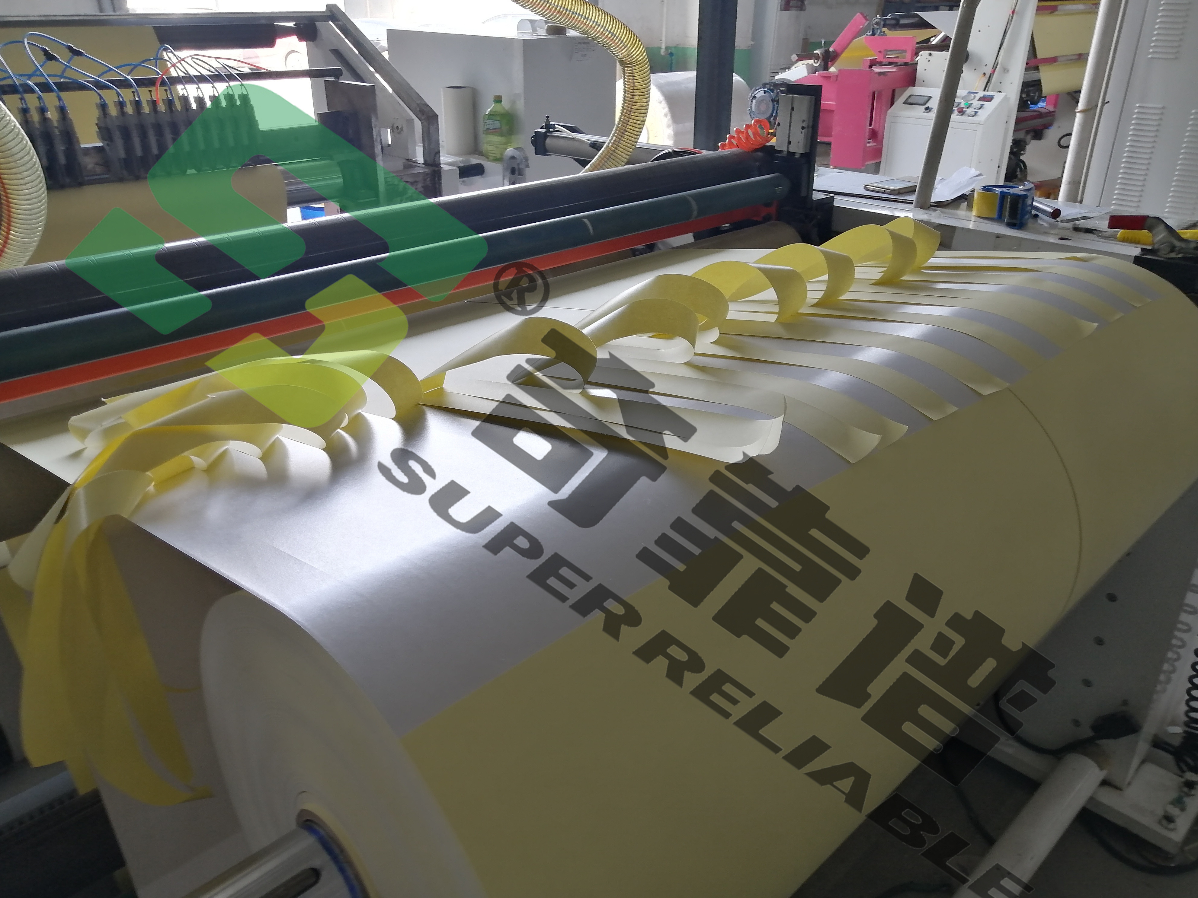 High Adhesion Cast Coated Sticker Paper Back Slitted Slitting Sticker ...