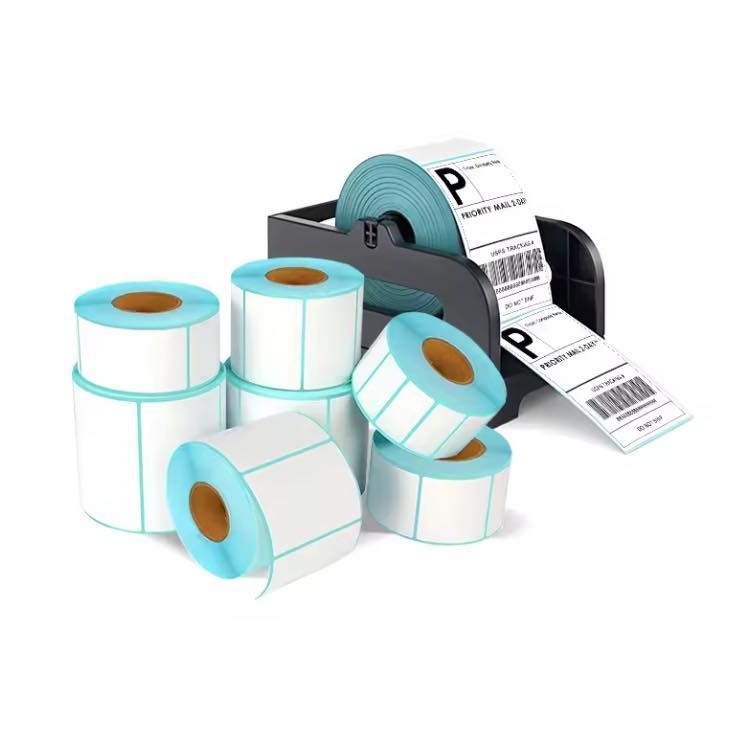 Eco Thermal Paper Adhesive Sticker Label Barcode Label Barcode Sticker ...